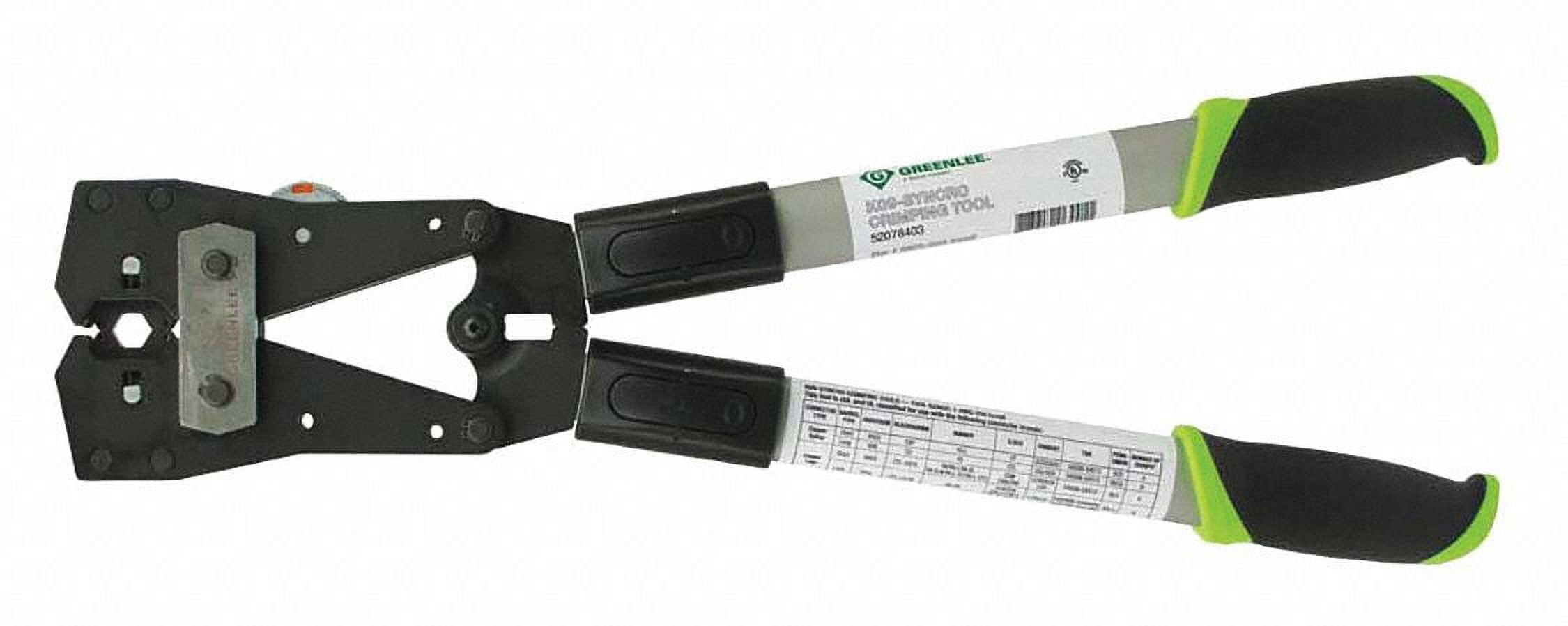 Greenlee K09-SYNCRO Crimping Tool, 1AWG - 250AWG - Walmart.com
