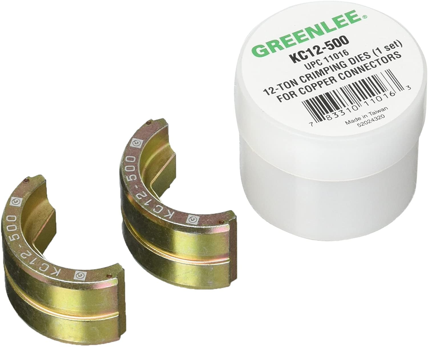 Greenlee KC12-500 DIE,CRIMP-500 COPPER - Walmart.com