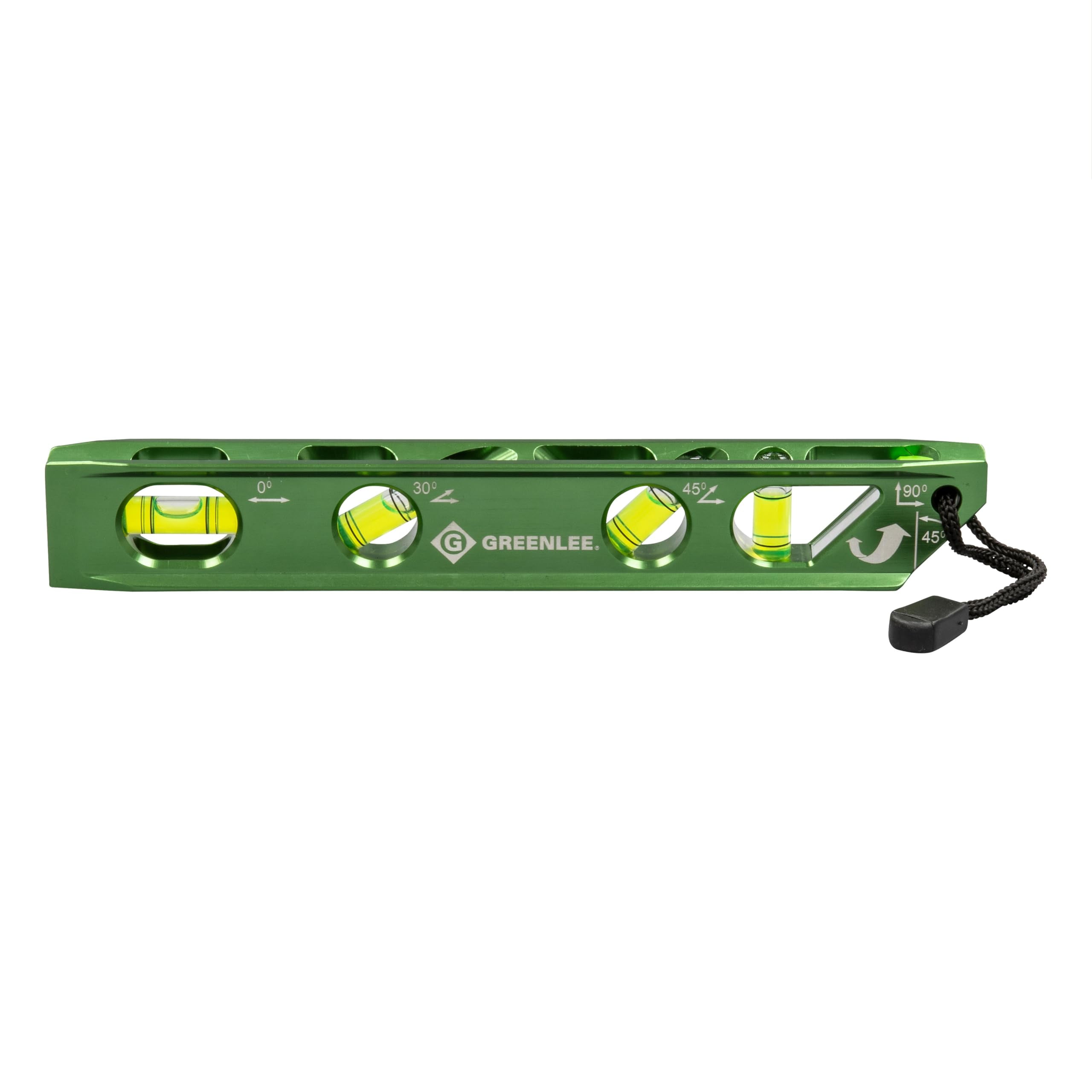 Greenlee L107 Electrician's Magnetic Torpedo Level with Conduit Bending ...