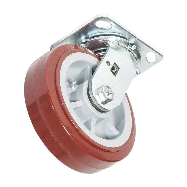 Greenlee Plate Caster,Swivel,Polyurethane,7 1/2"H CS6 - Walmart.com
