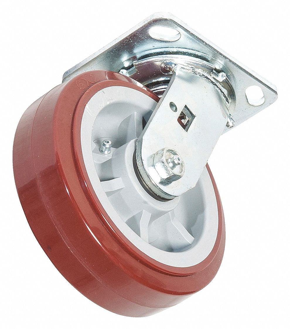 Greenlee Standard Plate Caster,Swivel,900 lb. CS6 - Walmart.com