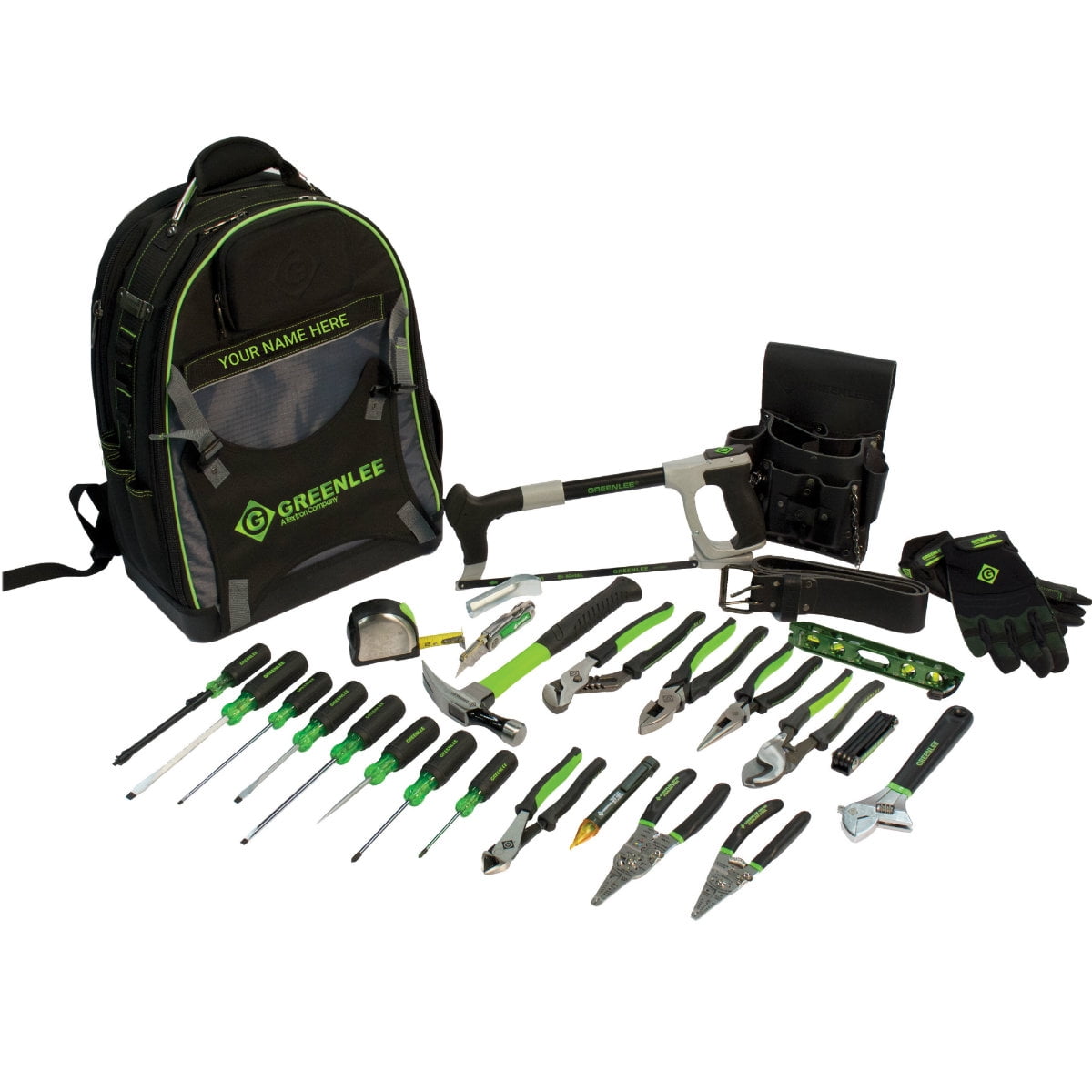 Greenlee Textron 0159-28BKPK 28 Piece Backpack Tool Kit - Walmart.com