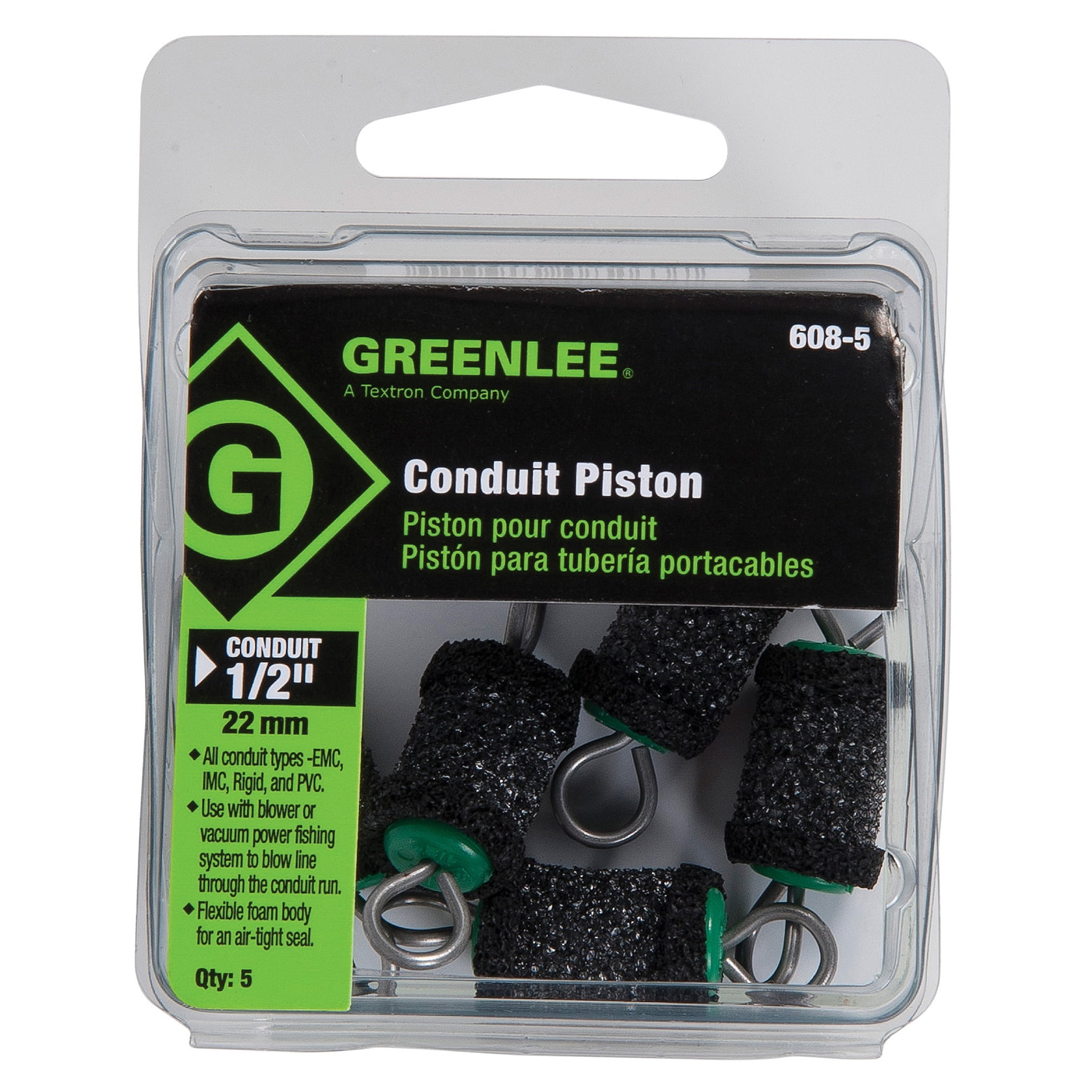Greenlee Textron 608-5 1/2" Conduit Piston - Walmart.com