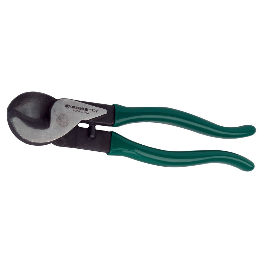 Greenlee Textron 727 9-1/4" Green/Black Dipped Cable Cutter - Walmart.com