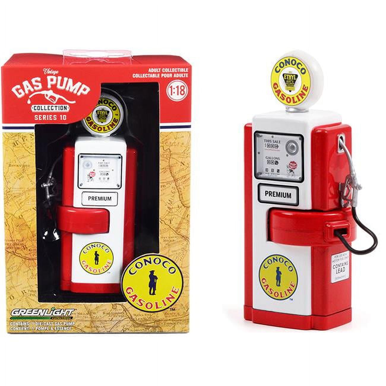 Greenlight 1-18 Scale 1948 Wayne 100-A Gas Pump Conoco Gasoline Vintage ...