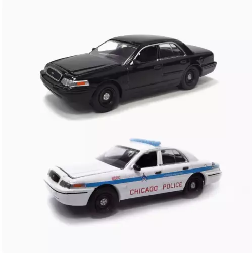 Greenlight 1:64 Ford Crown Victoria CV Chicago Police Car Alloy Model ...