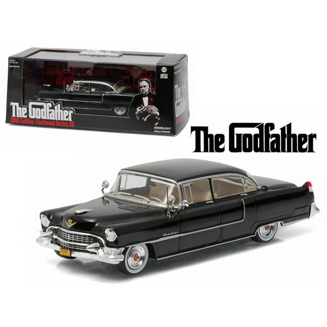 Greenlight 1 by 43 Diecast The Godfather 1955 Cadillac Fleetwood Series ...