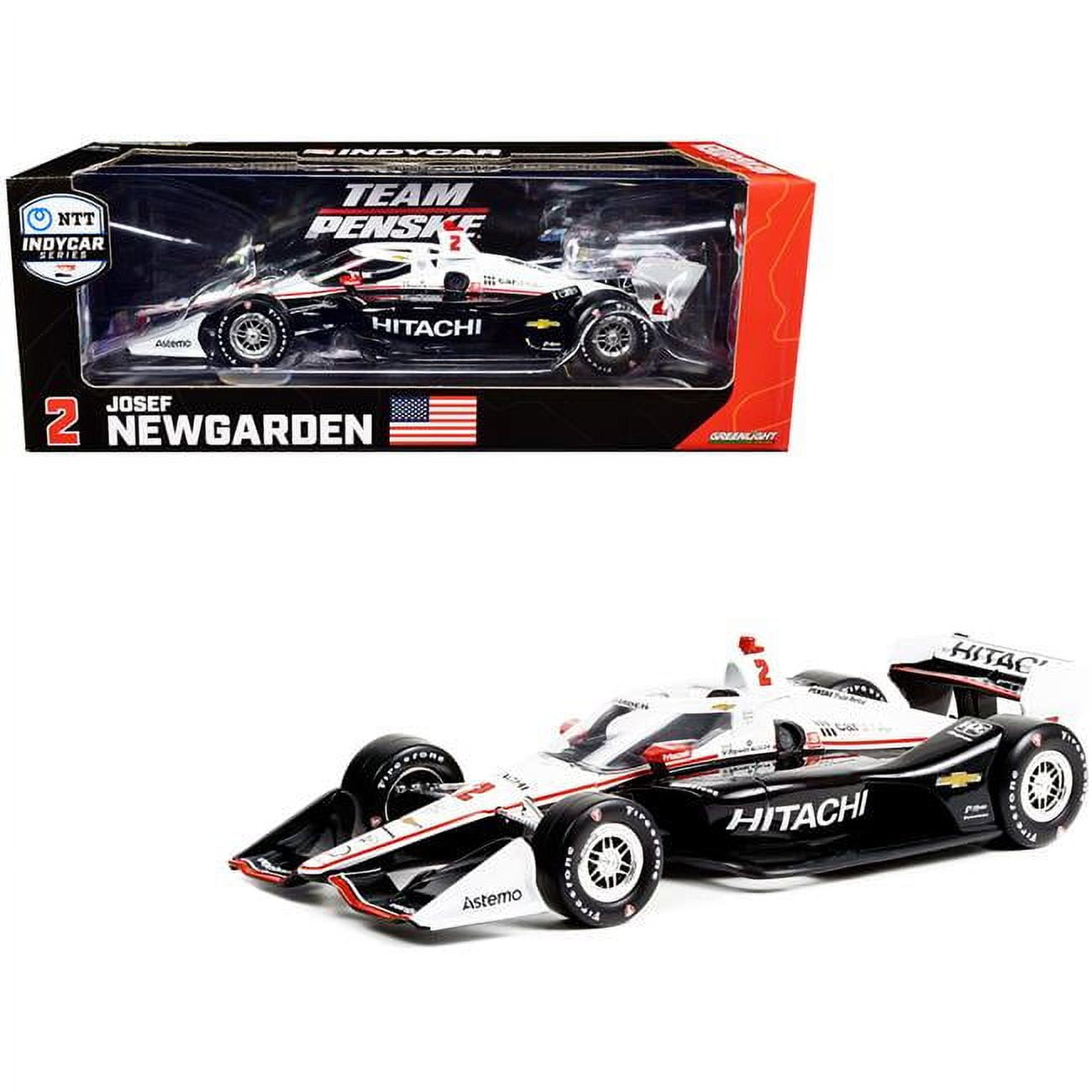 Greenlight Dallara IndyCar No.2 Josef Newgarden Hitachi 1/18 Scale ...