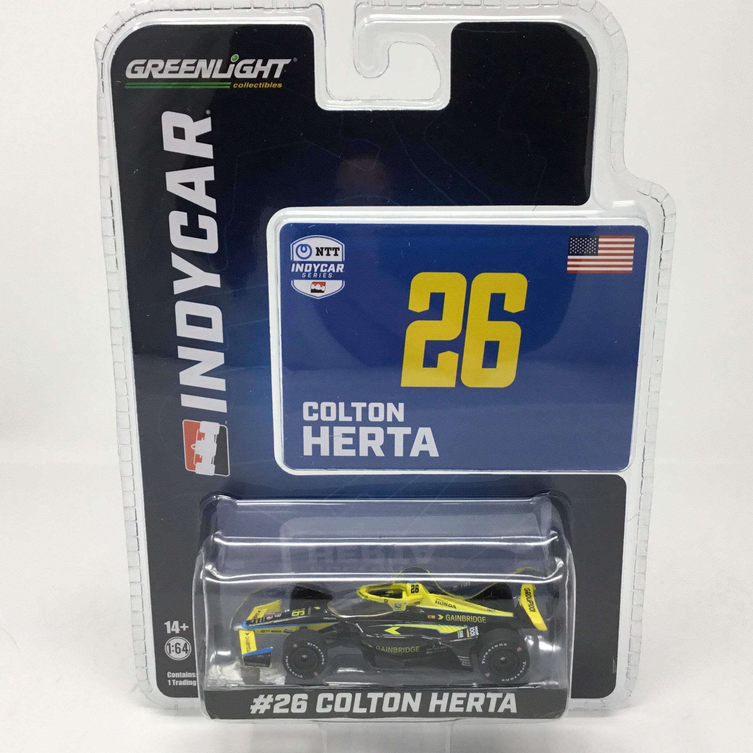 Dallara IndyCar #26 Colton Herta "Gainbridge" Andretti Autosport "NTT ...