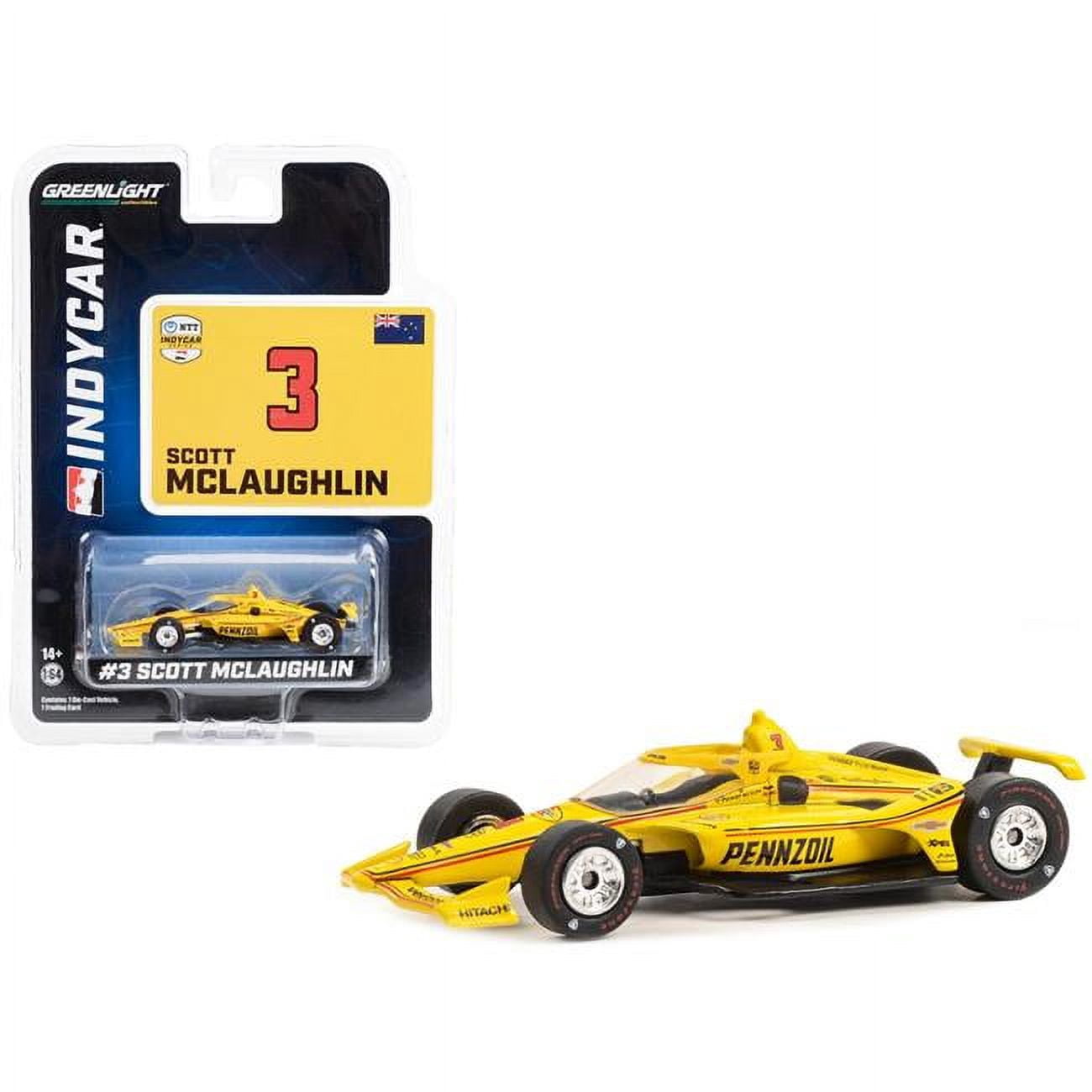 Dallara IndyCar #3 Scott McLaughlin "Pennzoil" Team Penske "NTT IndyCar ...