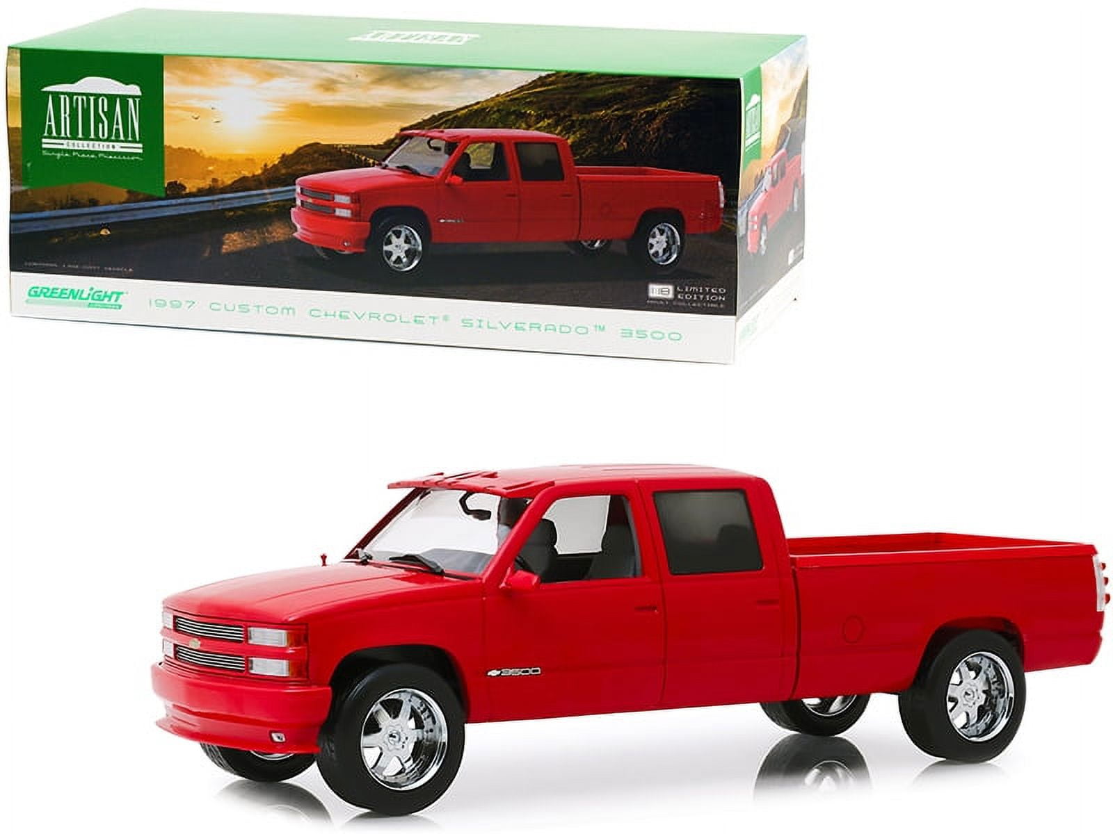 Greenlight 19073 1997 Chevrolet Silverado 3500 Custom Pickup Truck ...