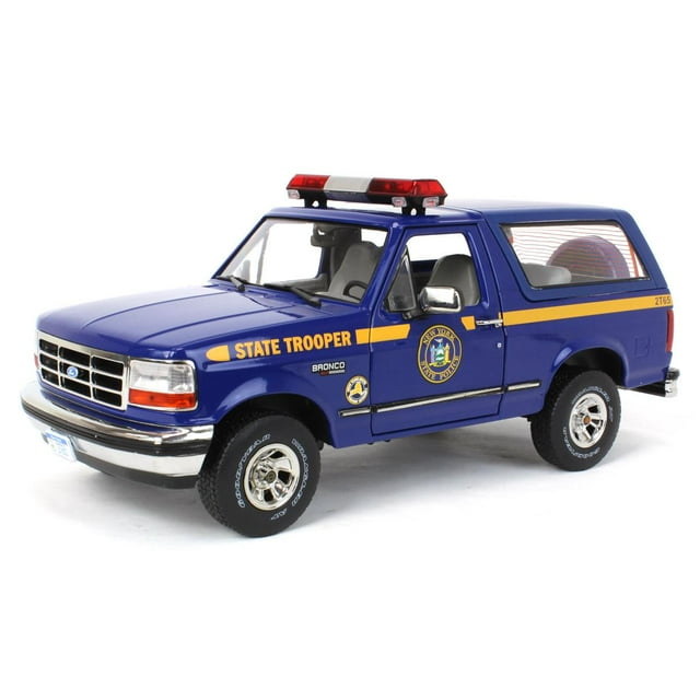Greenlight 1996 Ford Bronco XLT New York State Trooper Police Truck ...