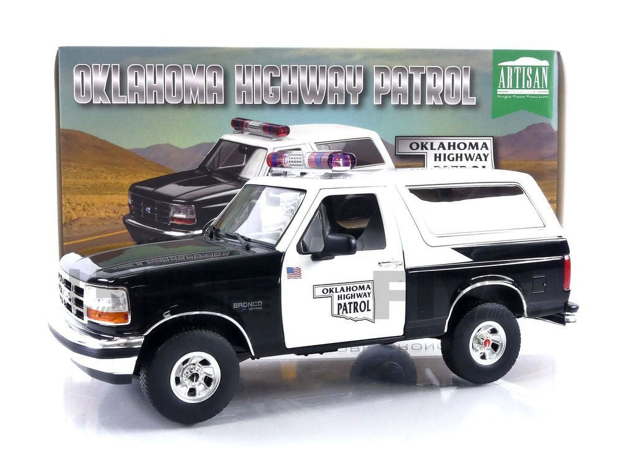 Greenlight 1996 Ford Bronco XLT Oklahoma Highway Patrol Police Truck ...