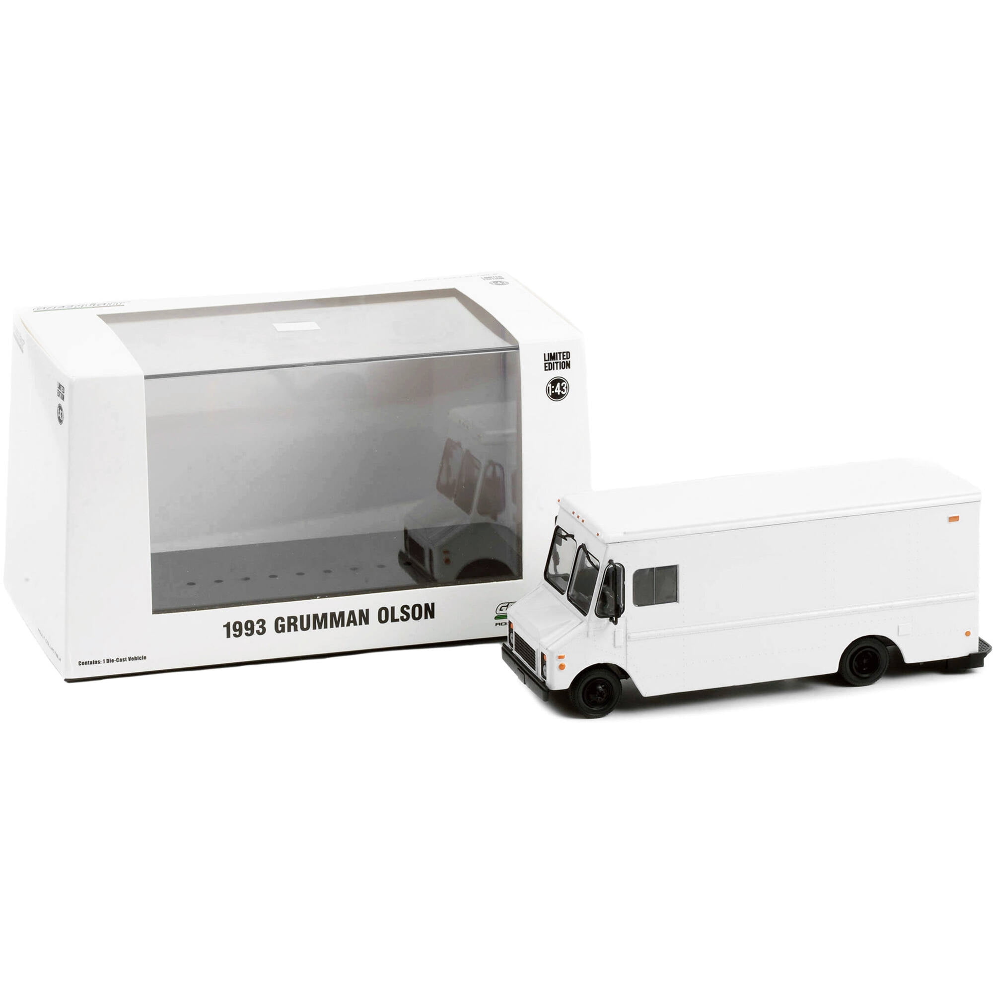 Greenlight 86356 1993 Grumman Olson Van White 1-43 Scale Diecast Model ...