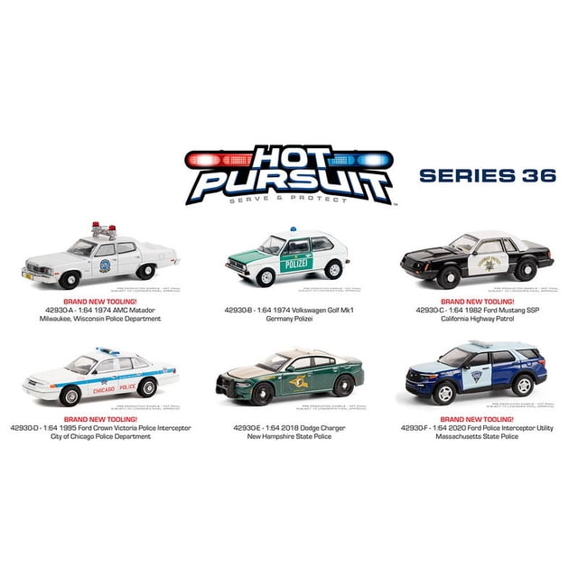 Greenlight Collectibles 1/64 Hot Pursuit Series 36 by Greenlight, Die ...