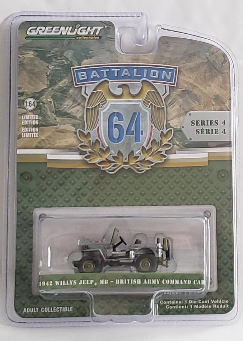 Greenlight Collectibles Battalion 64 Series 4 - 1942 Willy's MB Jeep ...