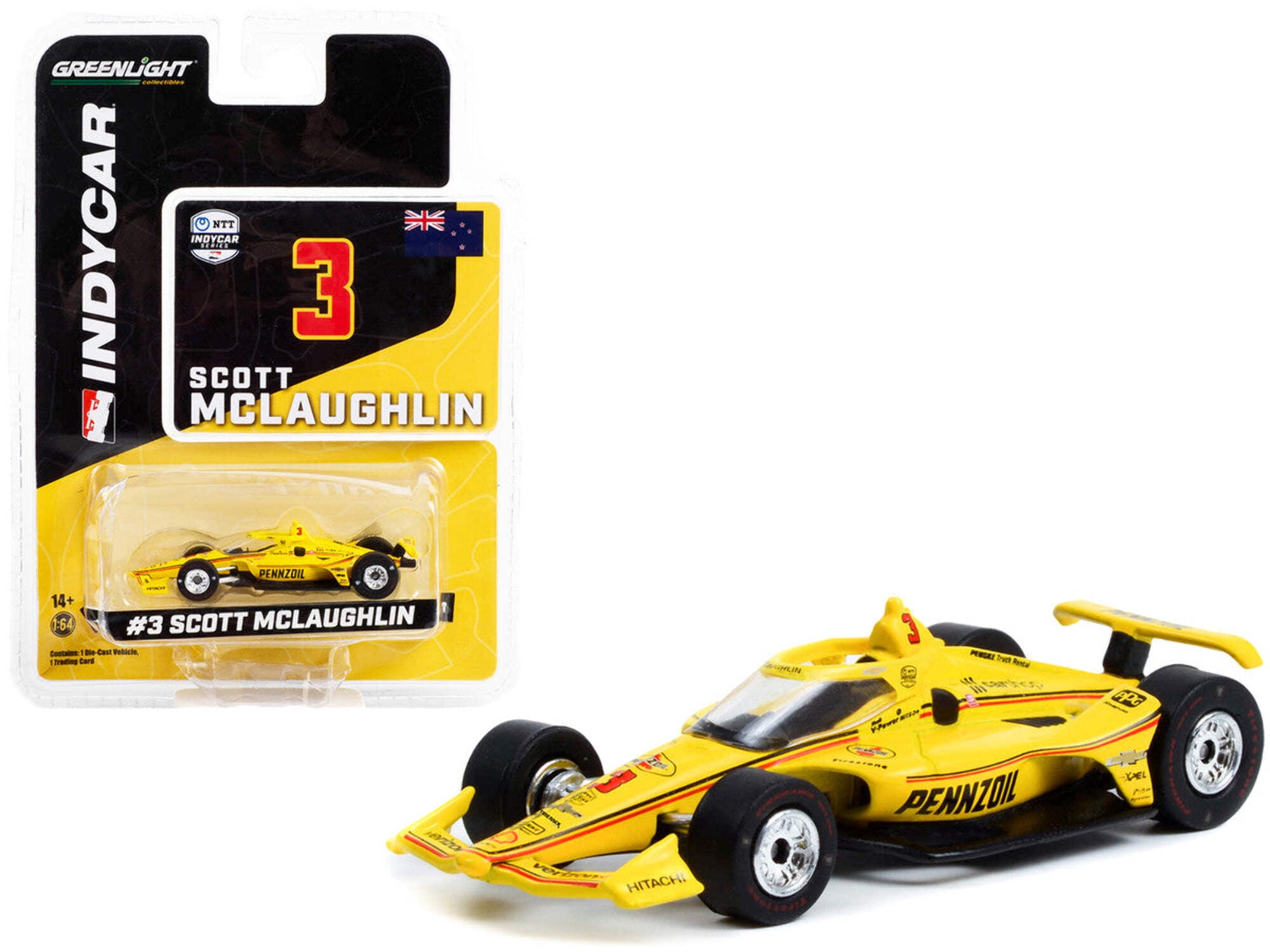 Greenlight 1/64 Diecast Model Car, 2022 Dallara IndyCar #3 Scott ...