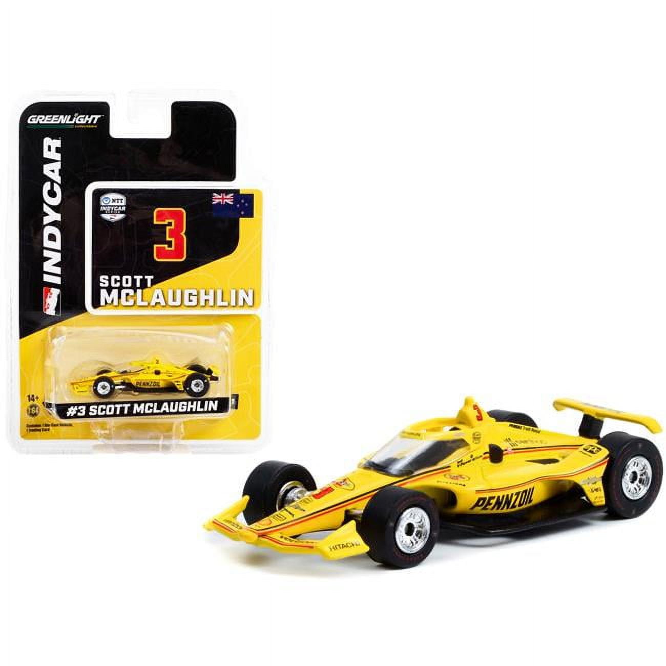 Greenlight Dallara IndyCar No.3 Scott McLaughlin Pennzoil Team Penske ...