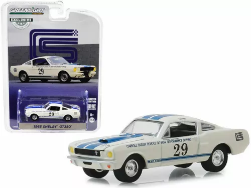 Greenlight Hobby Exclusive 1:64 1965 Shelby Gt 350 #29 Carroll Shelby 30064-5C1 - Walmart.com