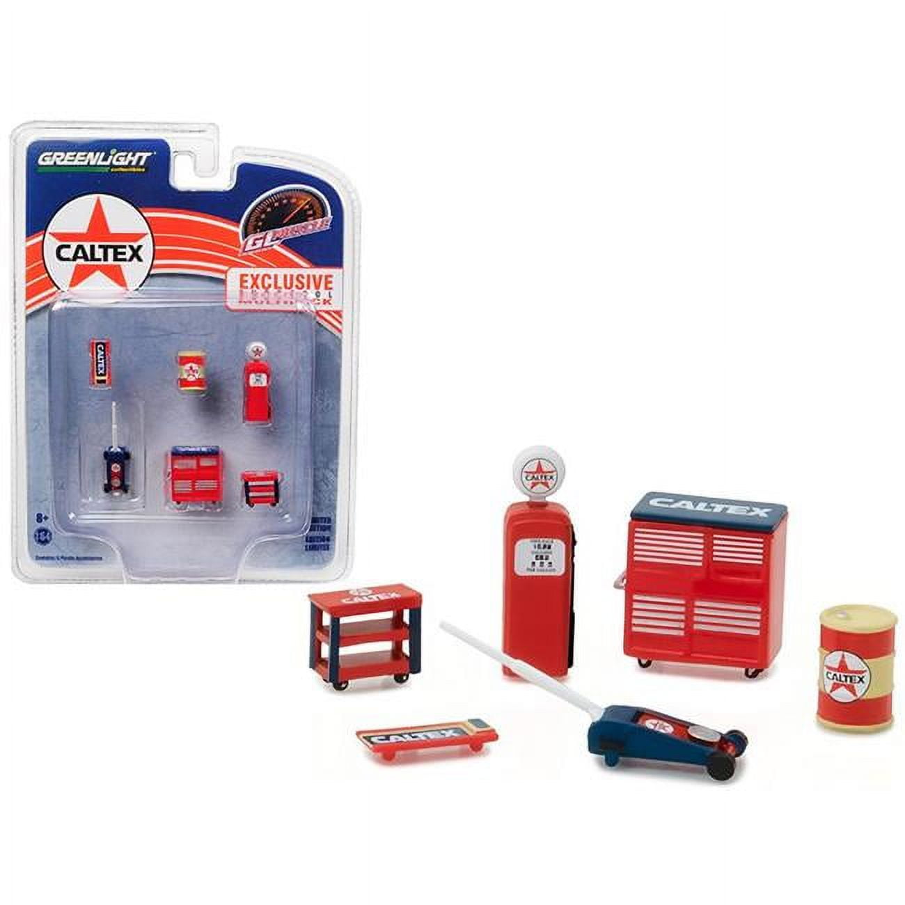 Greenlight Muscle 6pc Set Shop Tools \Caltex\" 1/64 by Greenlight ...