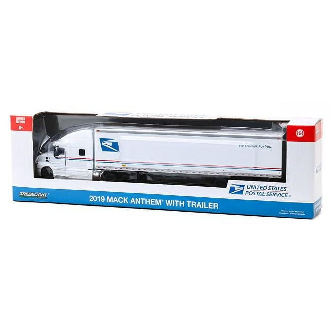 Greenlight United States Postal Service - 2019 Mack Anthem Tractor With ...