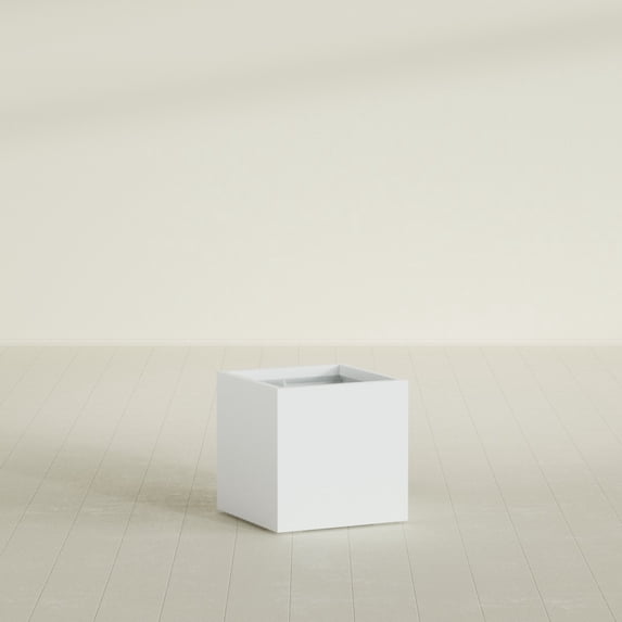 Greenline Jack Square Cube Planter - Indoor/Outdoor Large Fiberglass ...