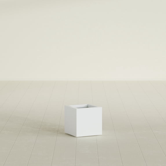 Greenline Jack Square Cube Planter - Indoor/Outdoor Large Fiberglass ...