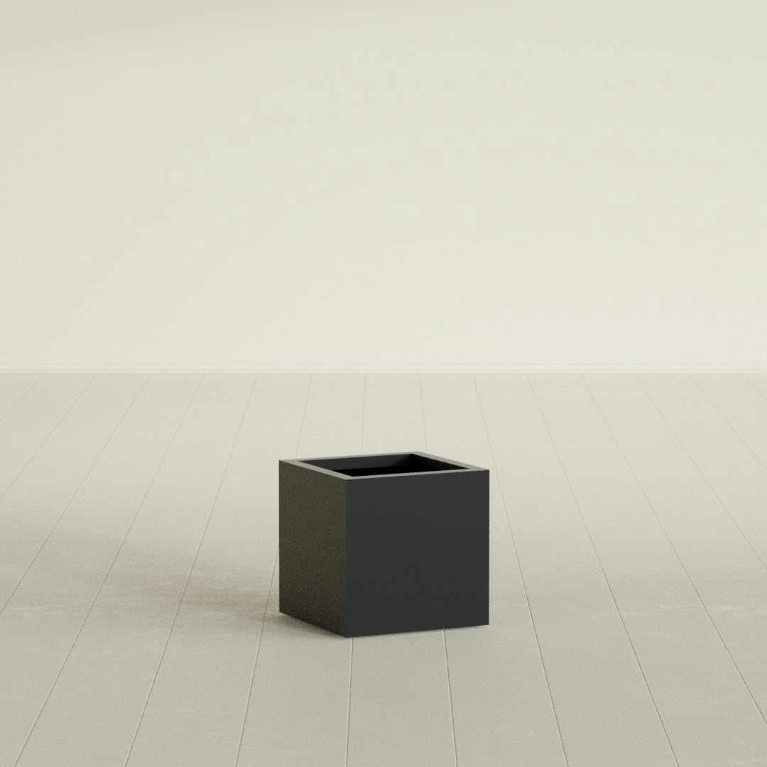Greenline Jack Square Cube Planter - Indoor/Outdoor Large Fiberglass ...