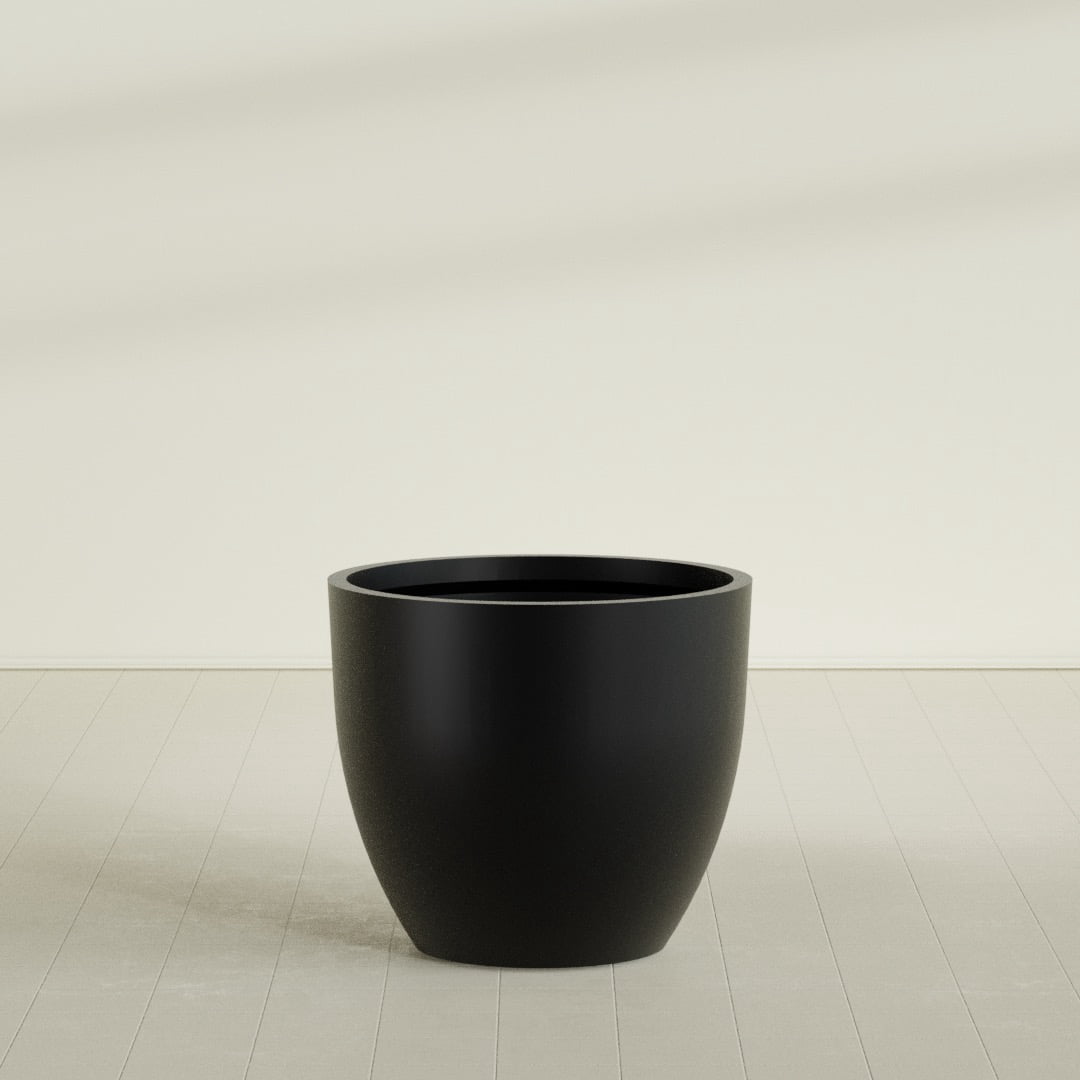 Greenline Fiberglass Lucy Extra Large Indoor/Outdoor Round Planter - 44 ...