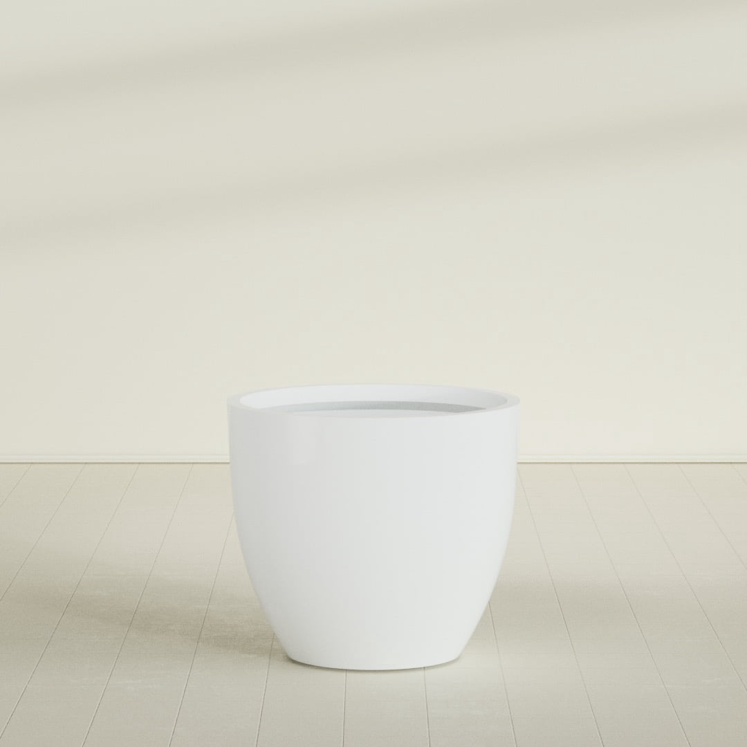 Greenline Fiberglass Lucy Extra Large Indoor/Outdoor Round Planter - 44 ...