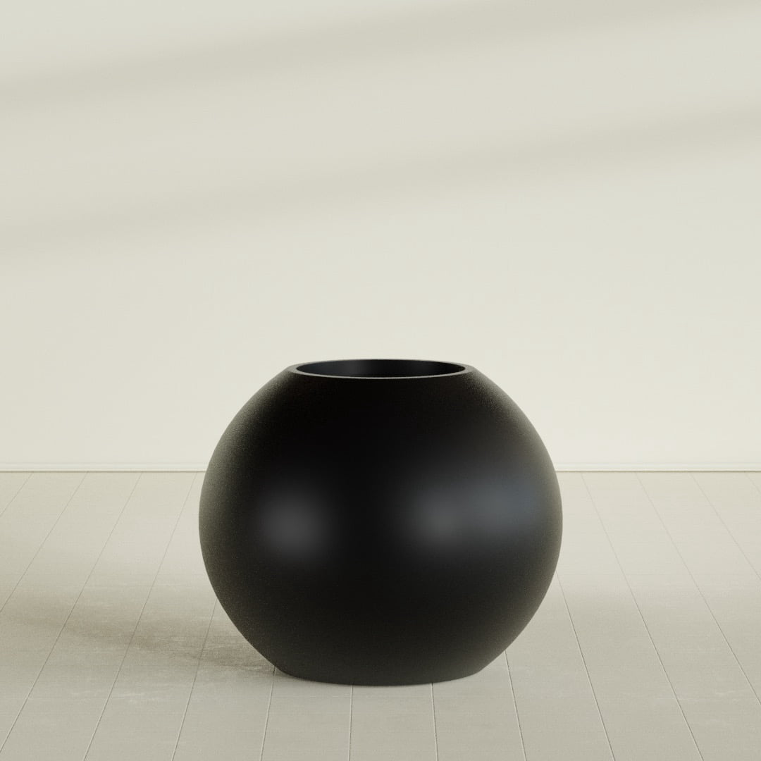 Greenline Nala Globe Planter - Indoor/Outdoor Large Fiberglass ...
