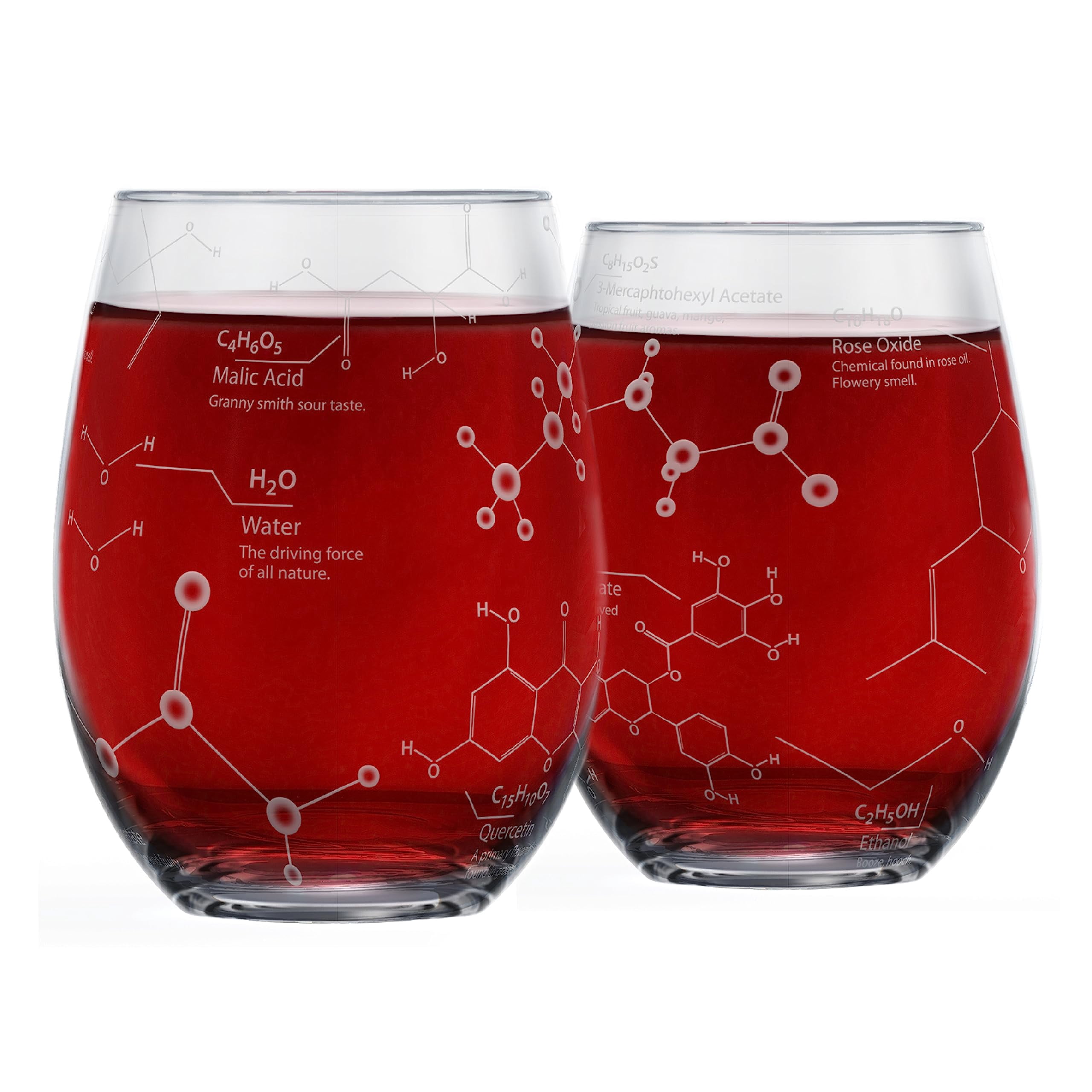 Greenline Goods Stemless Wine Glasses - 15 oz Set – Science of Wine ...