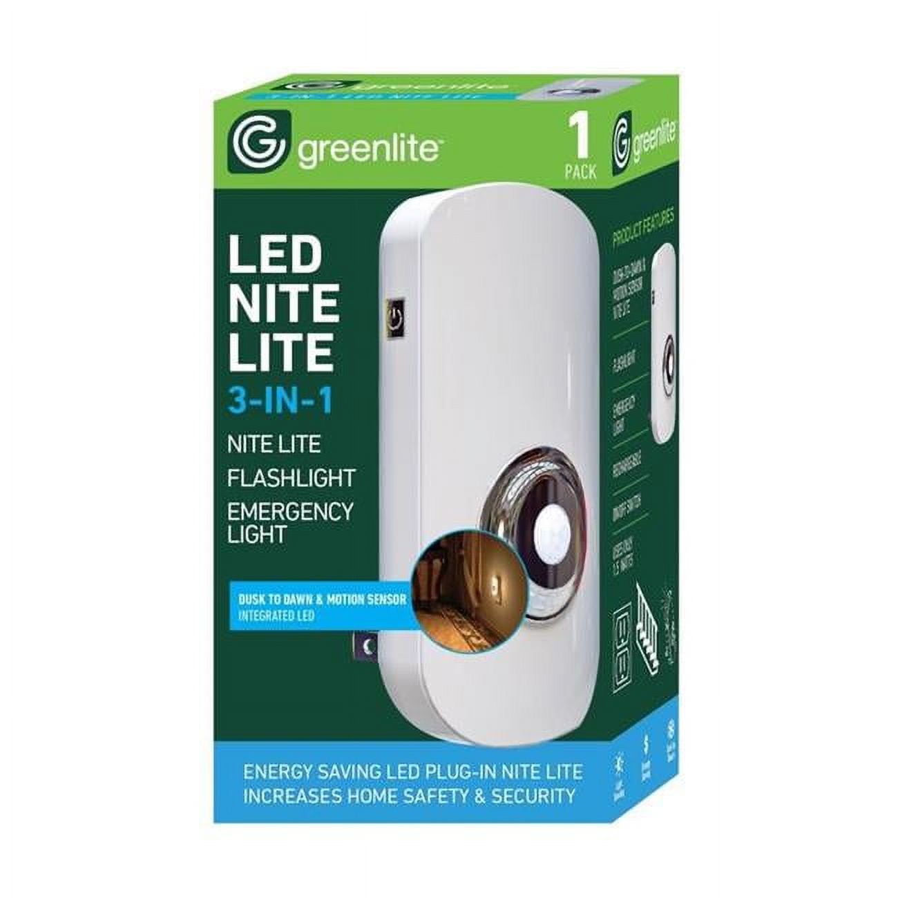 Greenlite 3016533 Automatic & Manual Plug-in 3-in-1 LED Night Light ...