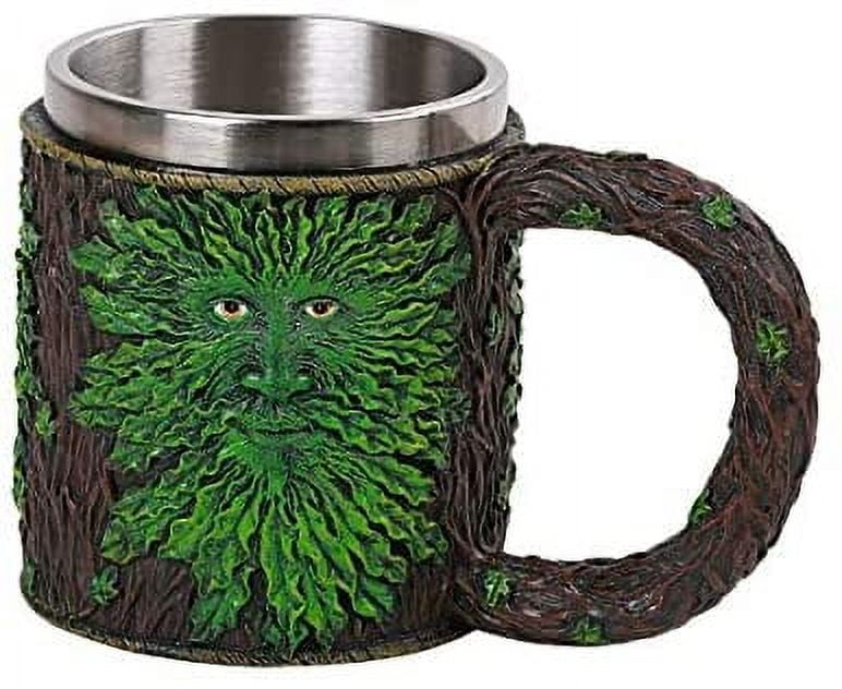 Greenman Collectible Resin Figurine Drinkable Coffee Mug with Removable ...