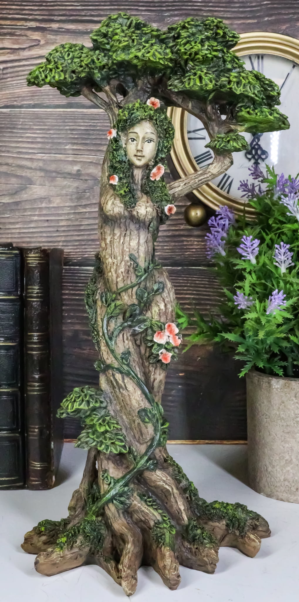 Greenman Tree Woman Gaia Dryad Ent Native Earth Goddess With Canopy ...