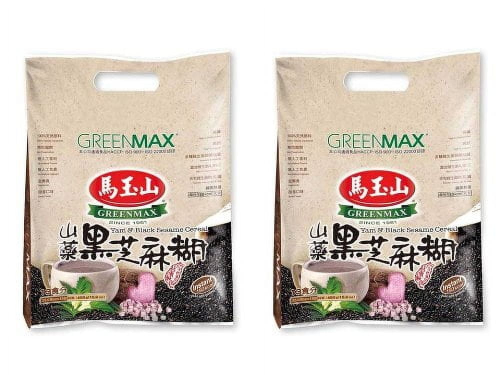 Greenmax (Mayushan) Yam & OIF8 Black Sesame Cereal -Instant , 150 Kcal ...