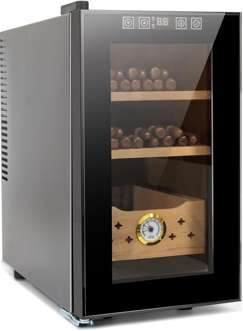 Greenpod Electronic Cigar Humidor with Cooling & Heating, 25L Capacity ...