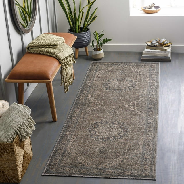 Greenpoint Machine Washable Entryway Kitchen Runner Rug - Oriental ...