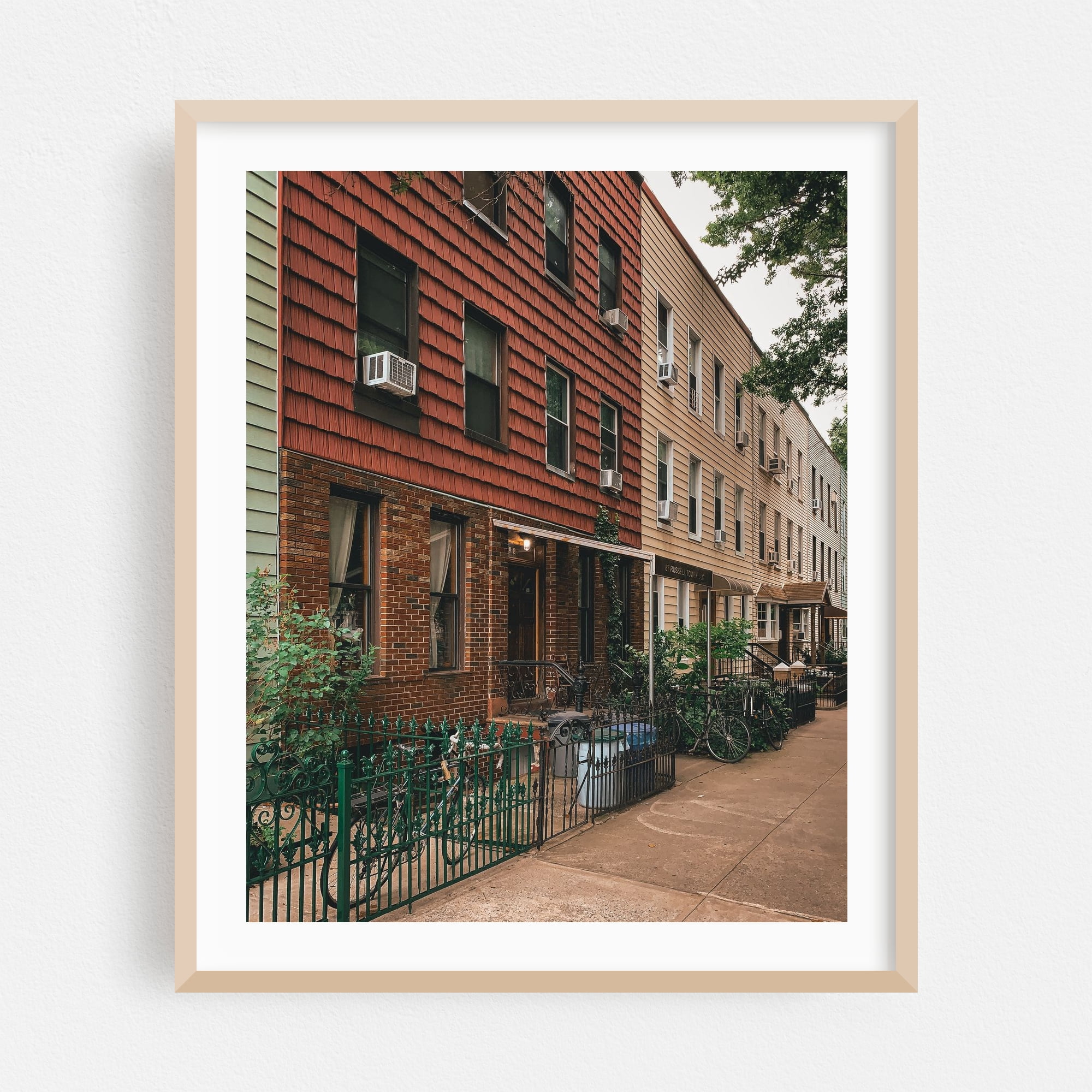 Greenpoint Residential 02 - Brooklyn New York Photography Oak Framed ...