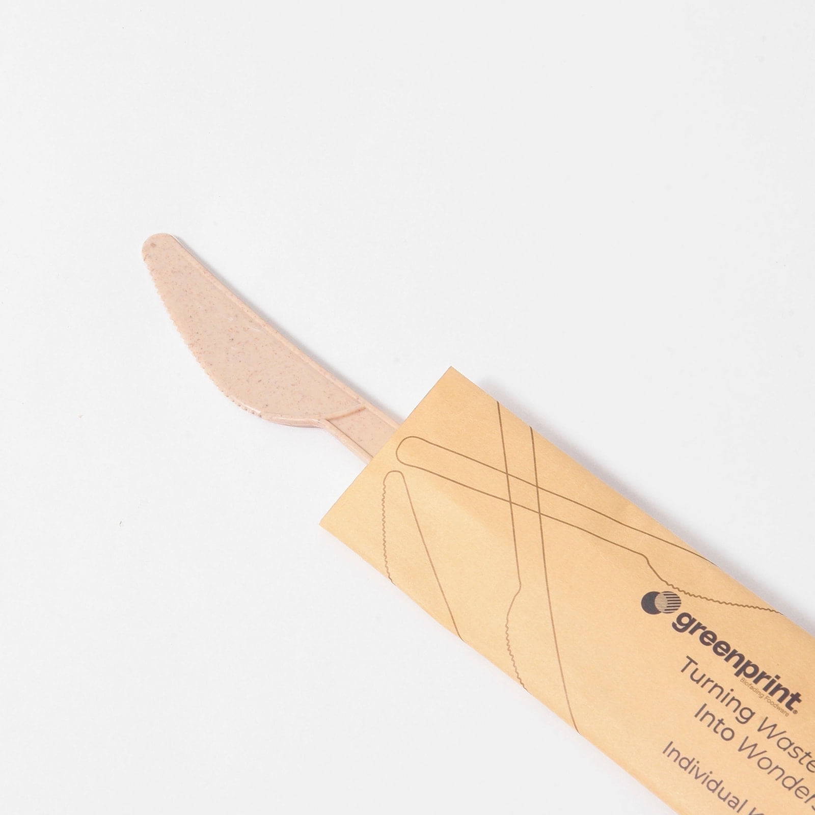 Greenprint® Biofading Foodware® Heavy Weight Natural Agave Knives ...