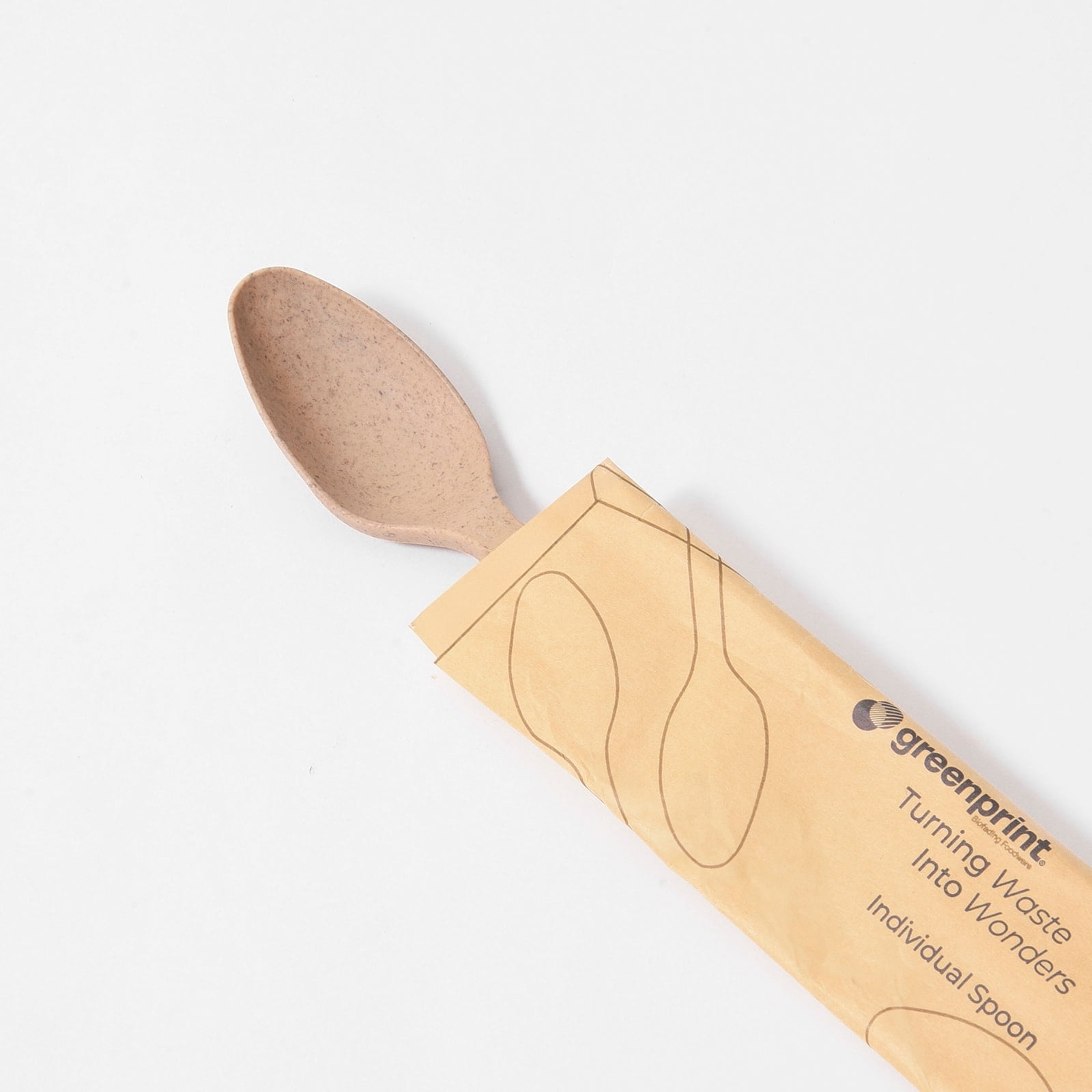 Greenprint® Biofading Foodware® Heavy Weight Natural Agave Spoons ...