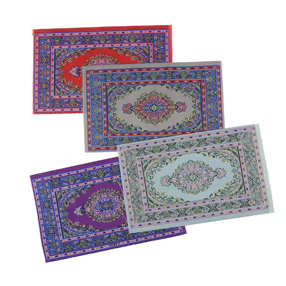 Greenred 1/12 Dollhouse Miniature Turkey Carpet Rug Doll House Floor ...