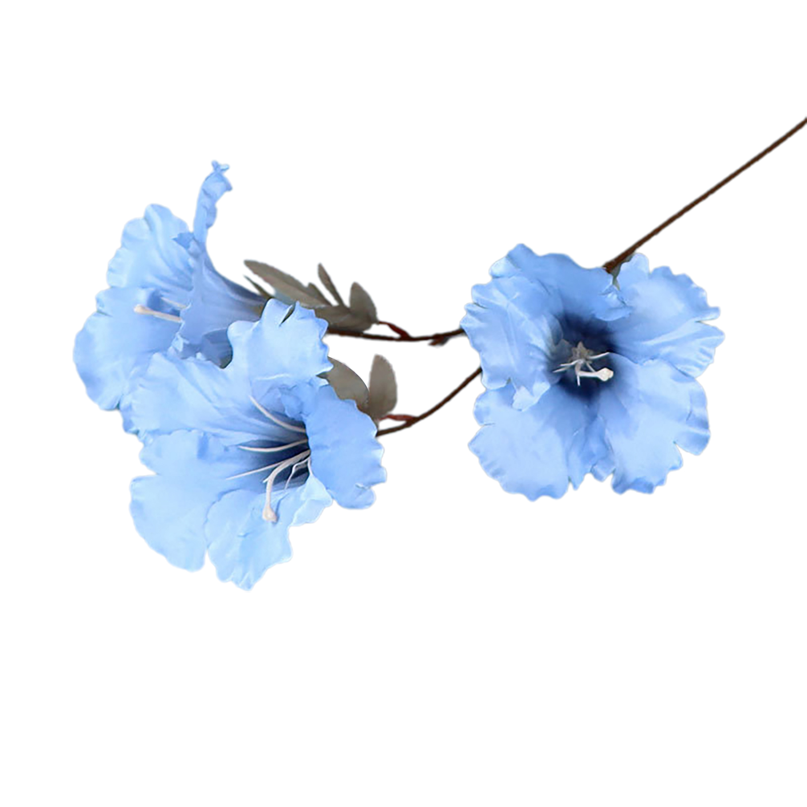 Greenred 1 Bouquet Artificial Flower 3 Heads Realistic Faux Silk Flower ...