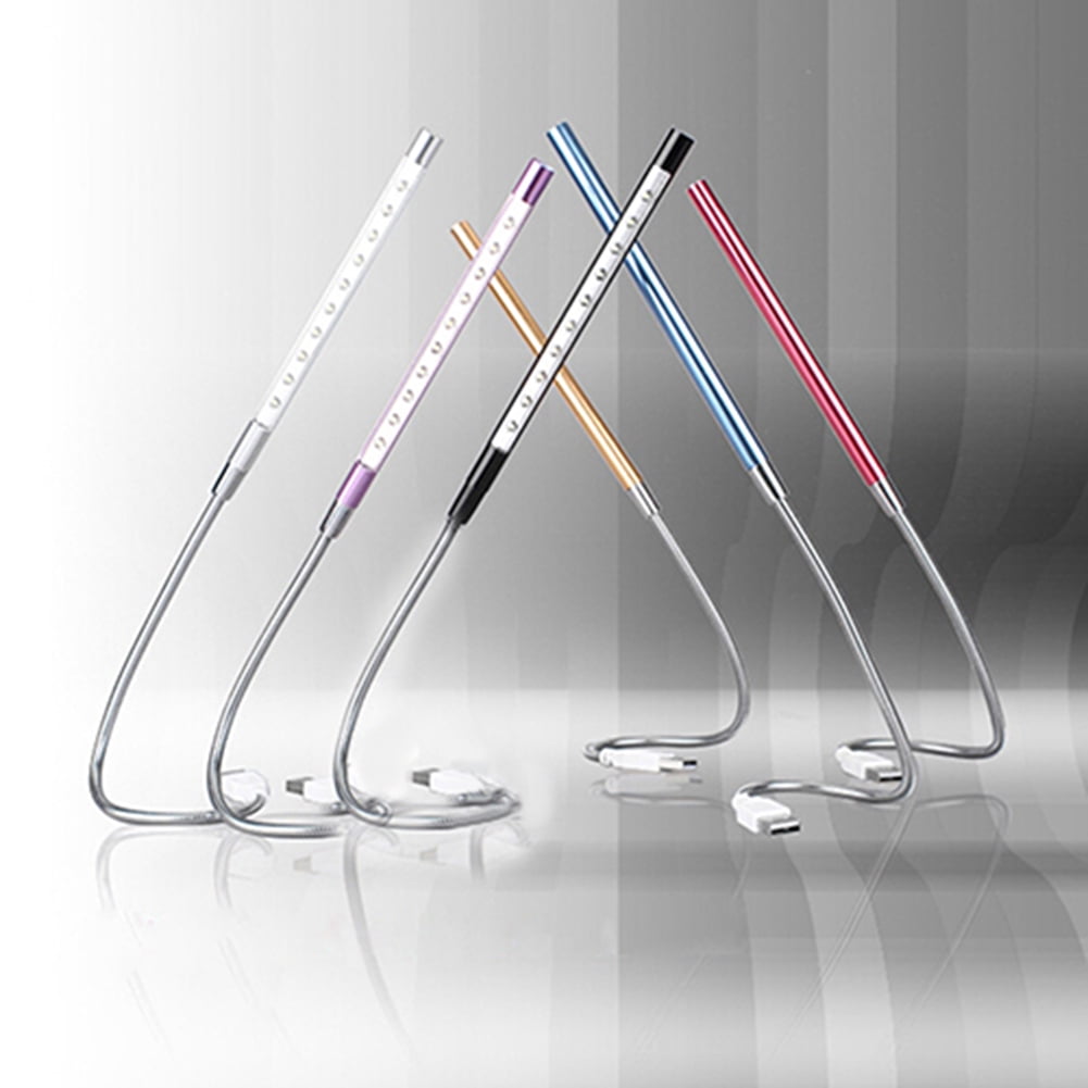 Greenred Flexible 10 LED USB Light Night Lamp for Keyboard Reading ...