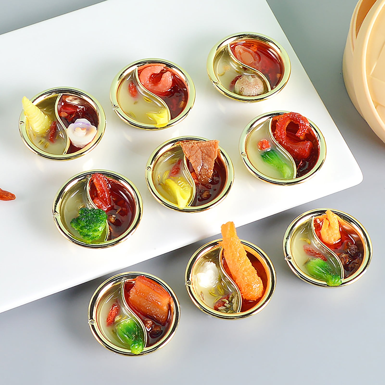 Greenred Food Model Fine Workmanship Imagination Cultivation PVC Hotpot ...