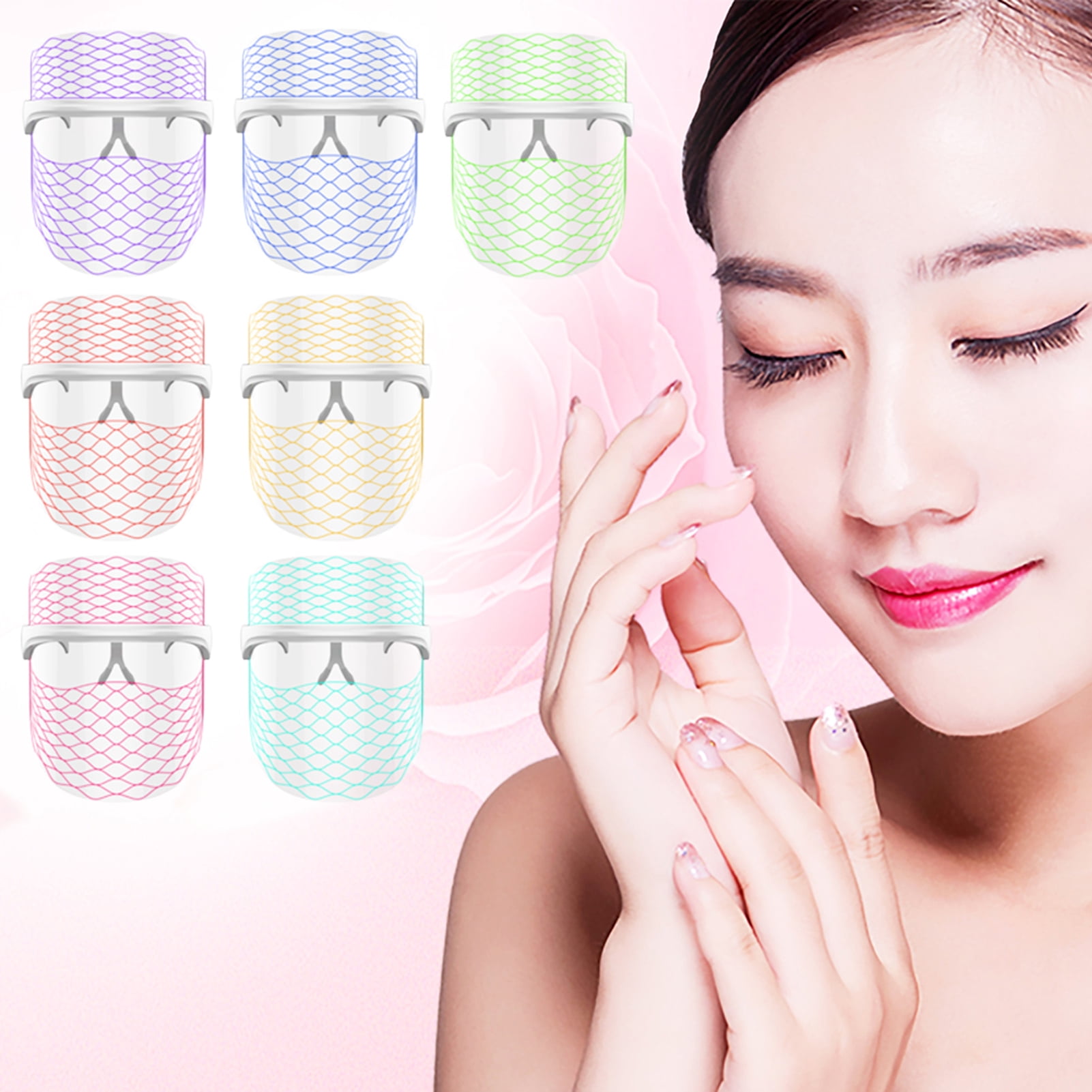 Greenred LED Face Masque Light Therapy Reduce Wrinkles Skin Care ...
