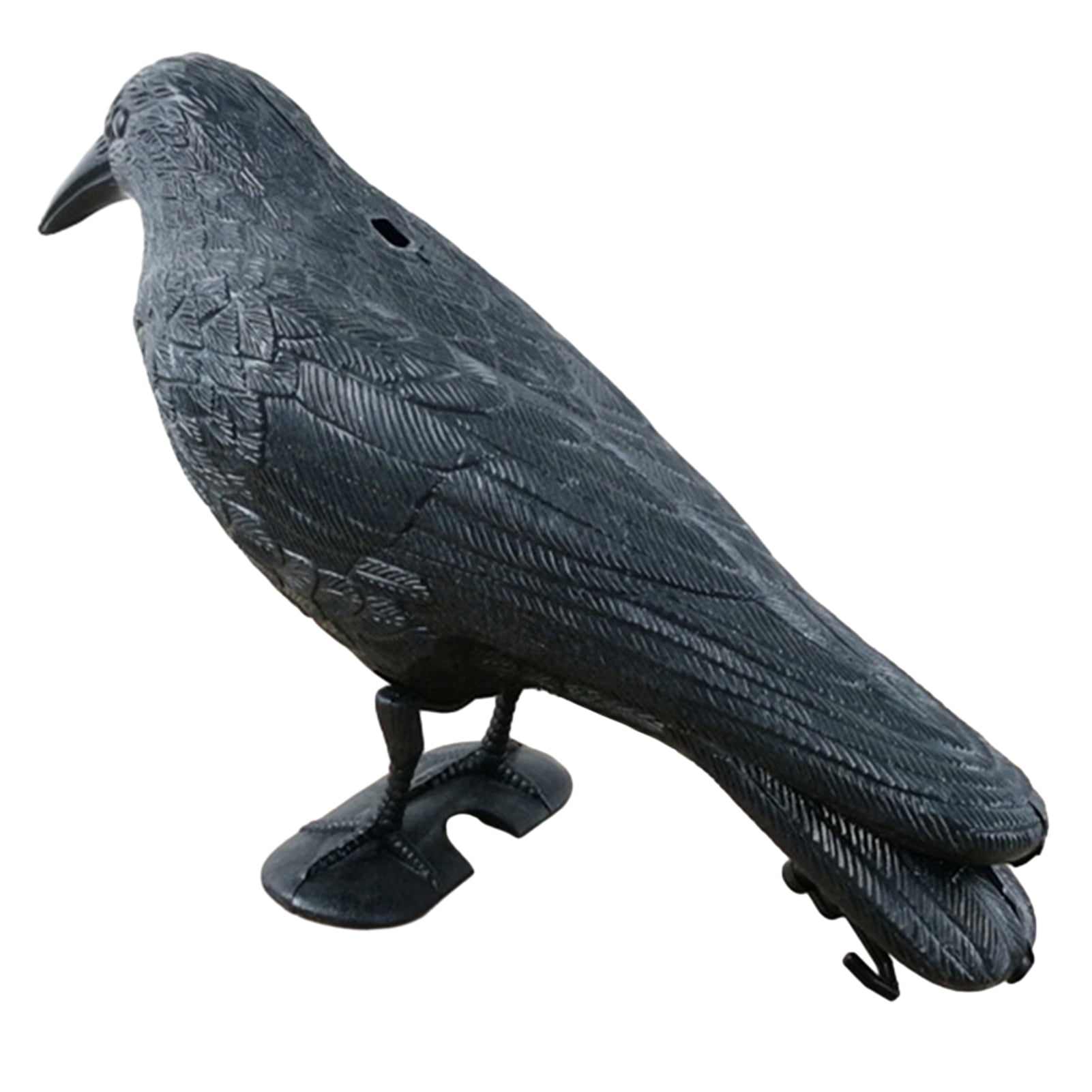 Windcarnival Plastic Simulated Crow Decoy Garden Bird Scarer Mice Pest ...