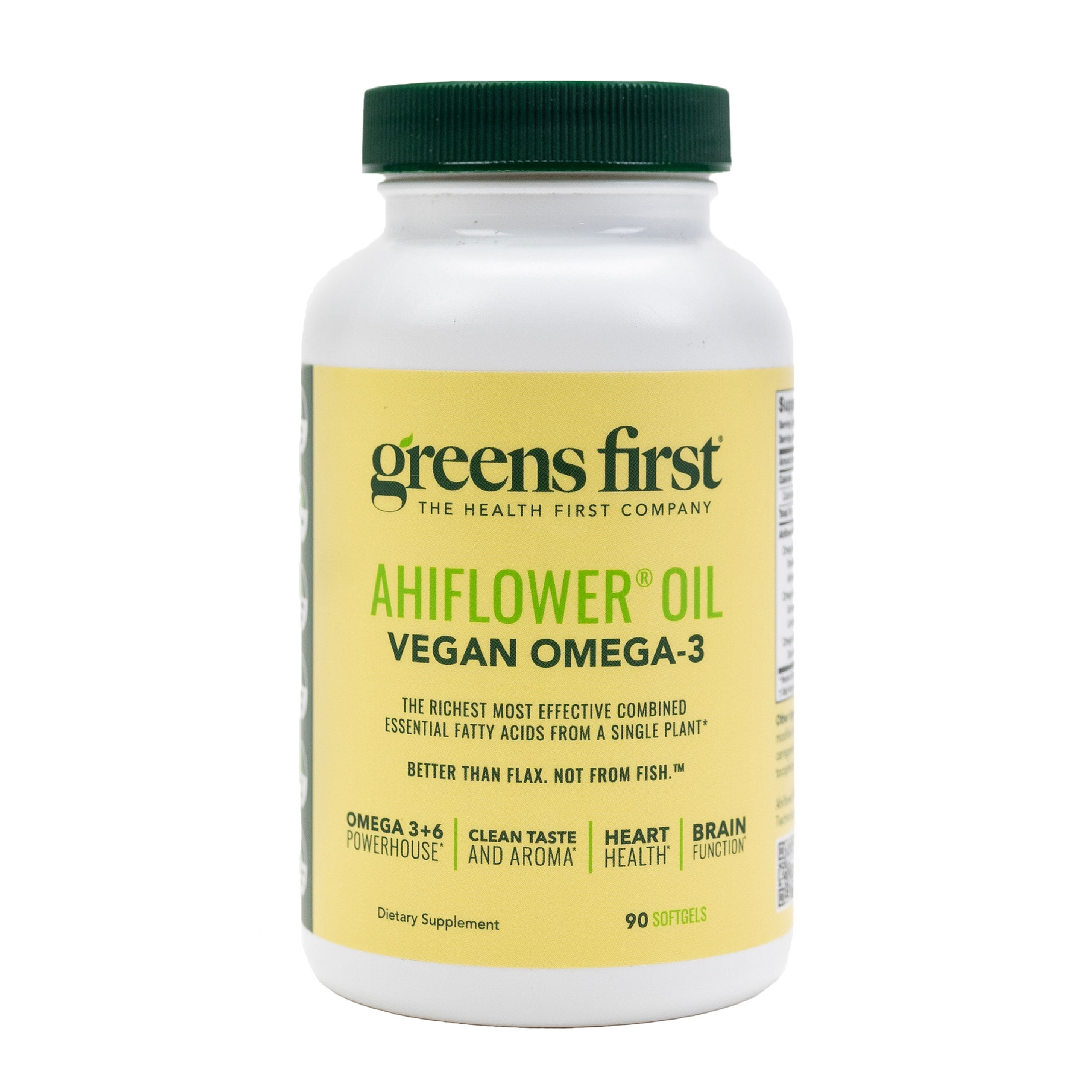 Greens First Ahiflower Oil, Omega-3 Supplement to Support Brain, Immune ...