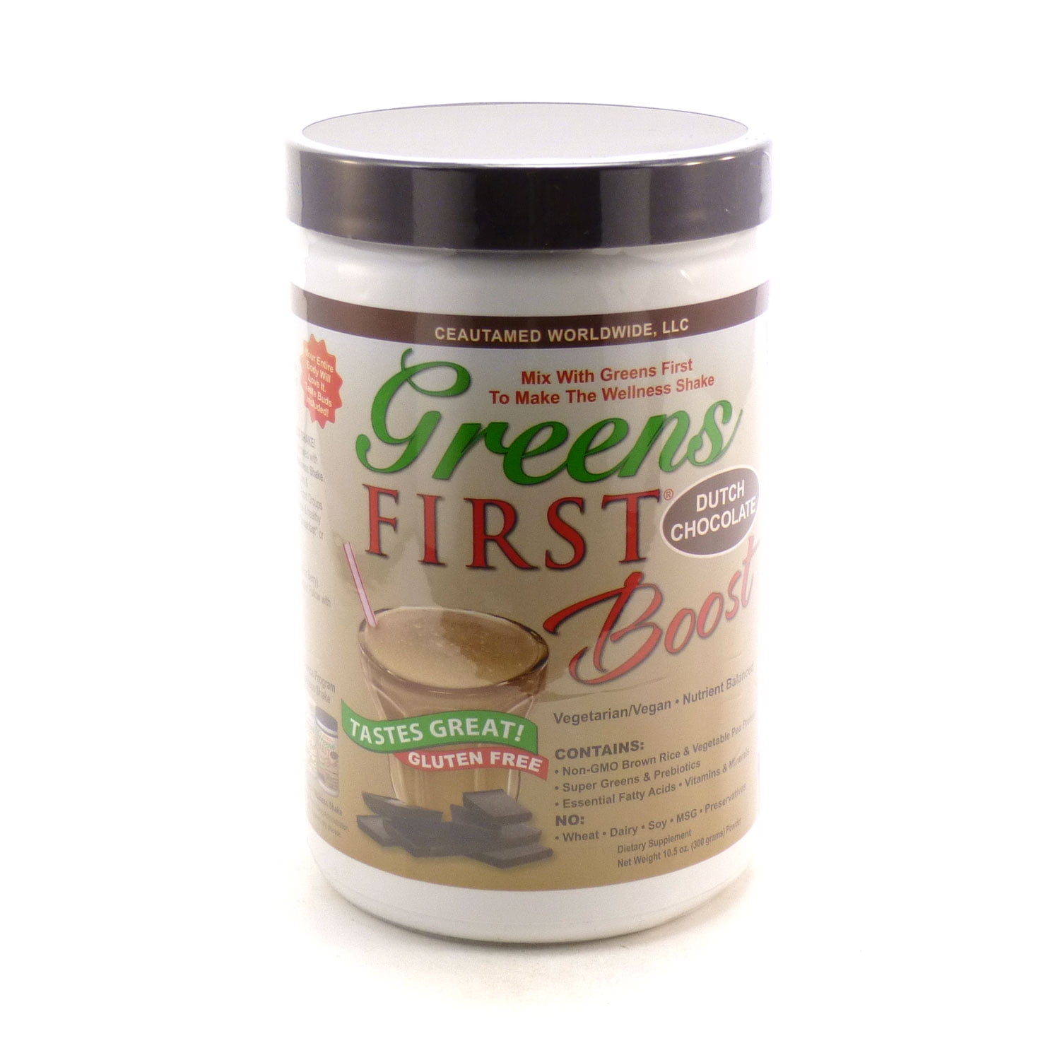 Greens First Boost Chocolate By Doctors For Nutrition - 10.5 Ounces ...