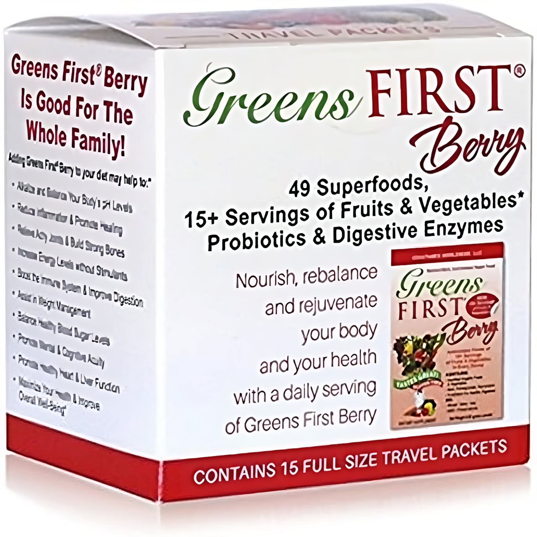 Greens First Original Greens Powder - 49 Superfoods - Organic Fruits ...
